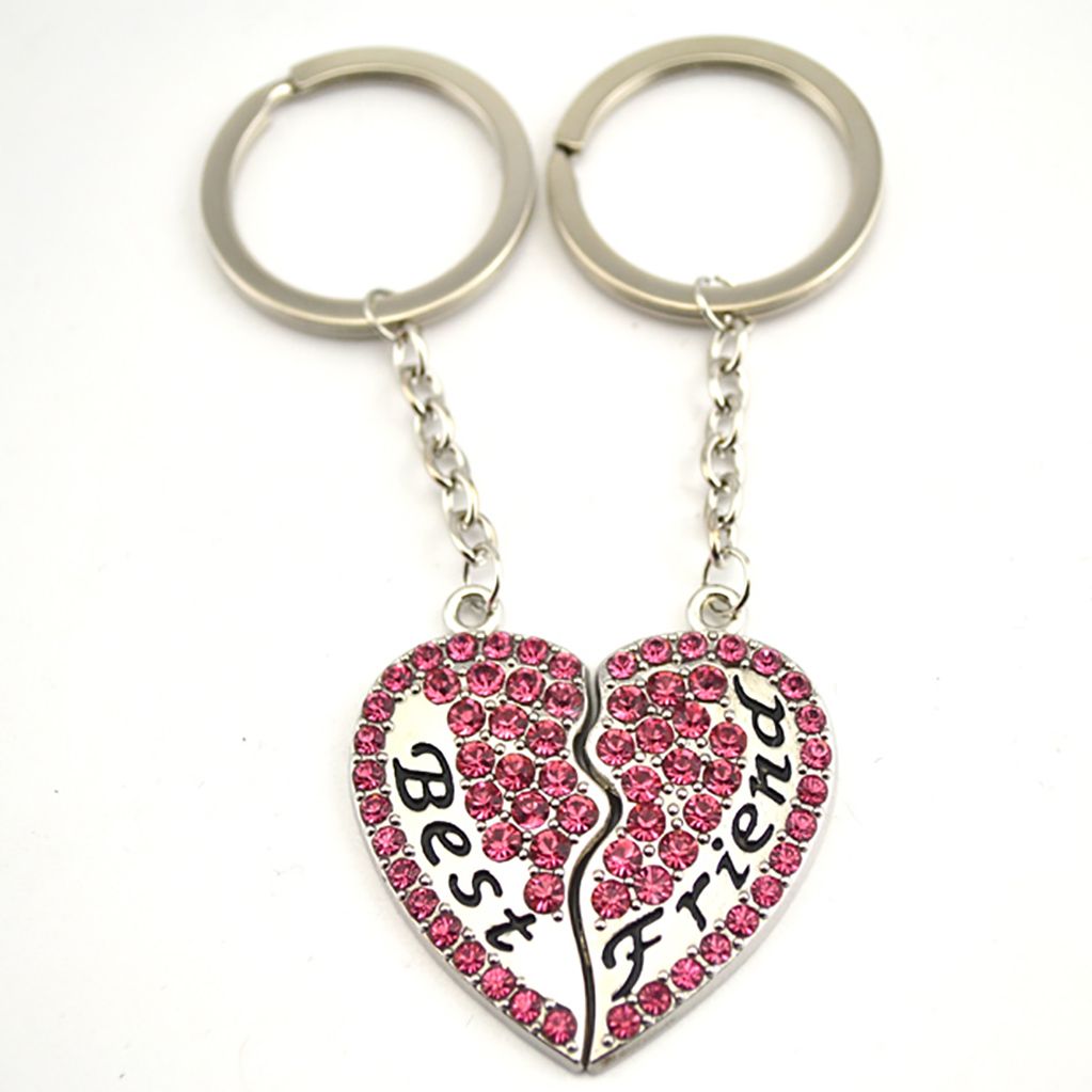 Wholesale Key Rings At $12.06, Get BEST FRIEND Keychain For Female ...