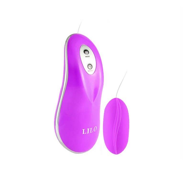 10 Speed Powerful Led Bullet Vibrator Rod Remote Control Clitoris