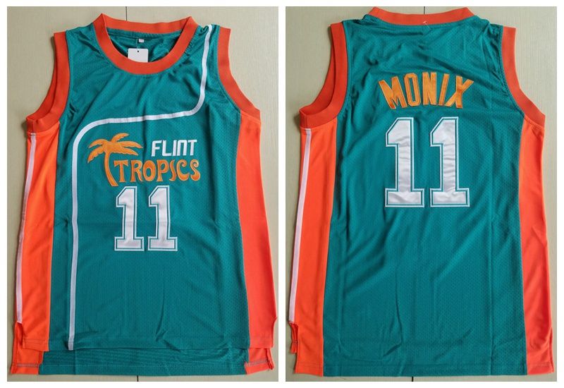 Mens Basketball Jerseys Flint Tropics Semi Pro 33 Jackie Moon 11 Ed ...
