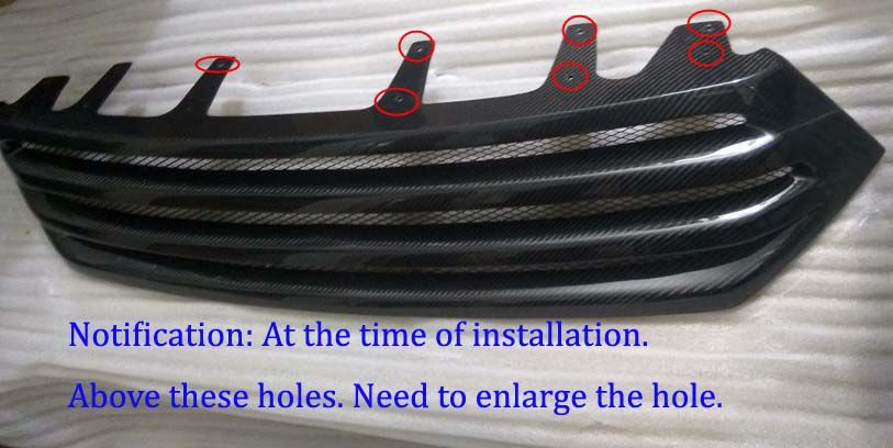 2020 High Quality New Front Upper Center Grille Grill Trims Black ...