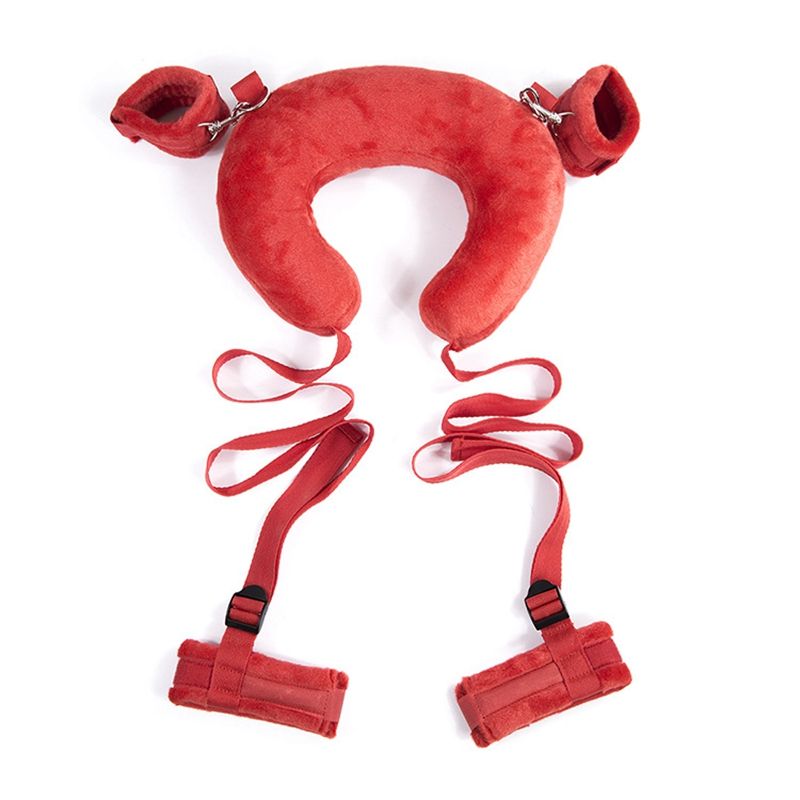 Adult Sex Position Leg Spreader Straps With Plush Harness Pillow