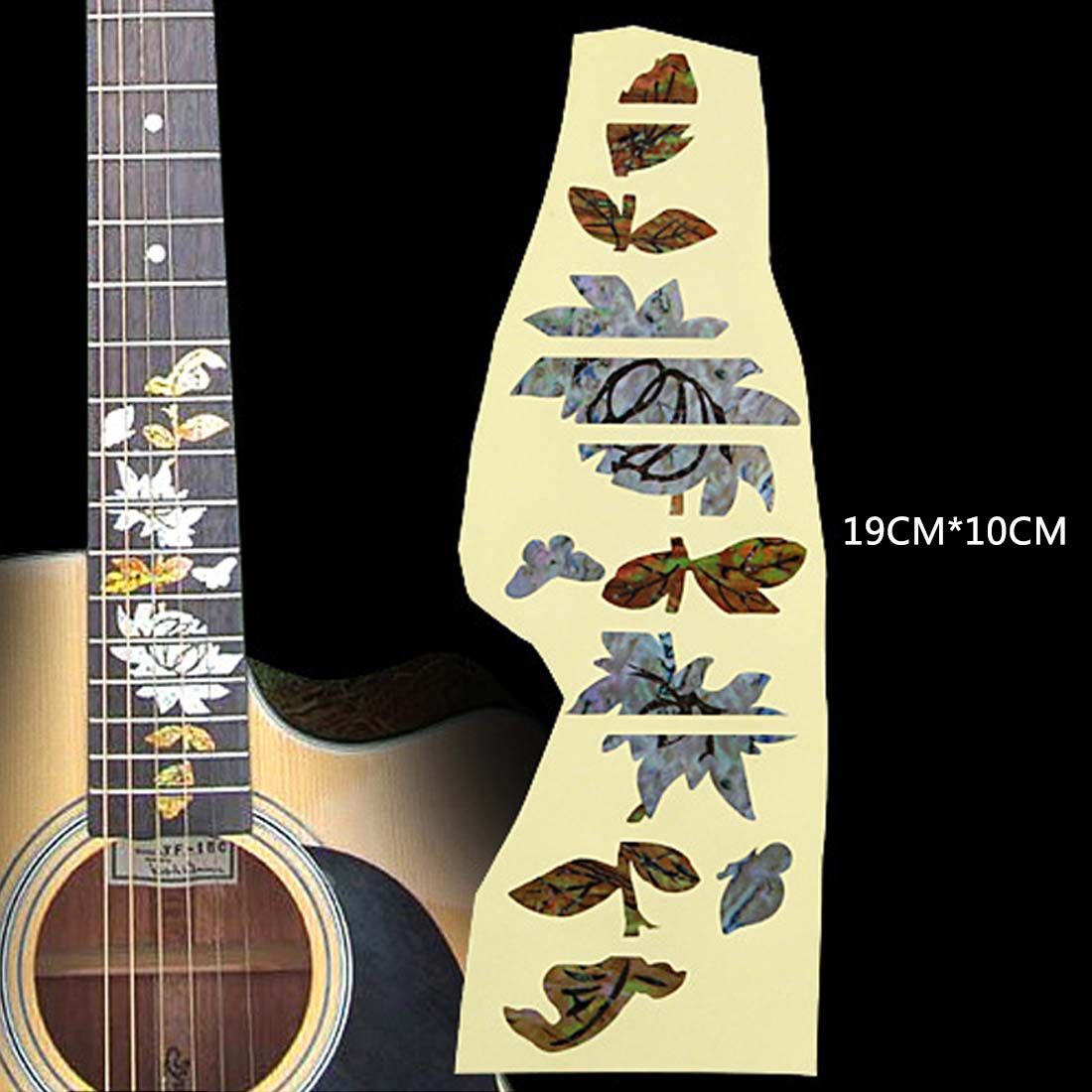 2020 High Quality Acoustic Electric Guitar Stickers Bass Inlay Decal ...