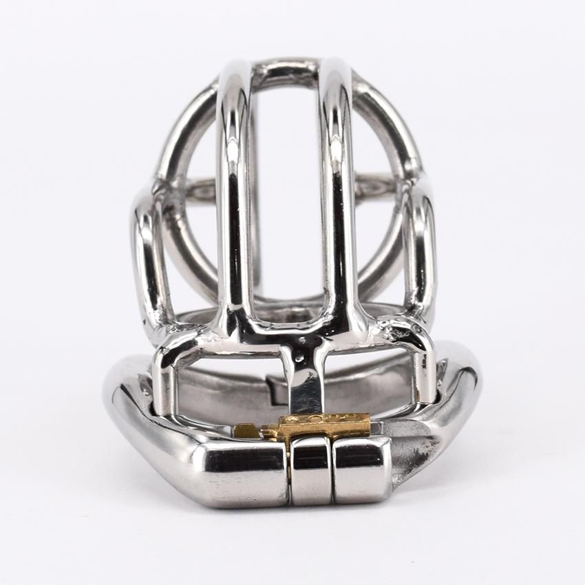 New Snap Ring Design Male 304# Stainless Steel 65mm Chastity Cages 4 ...