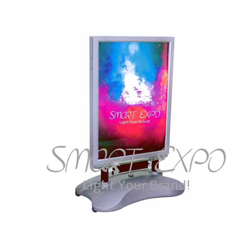 2021 Outdoor A1 LED Poster Display Stand Double Sided LED Aluminum ...