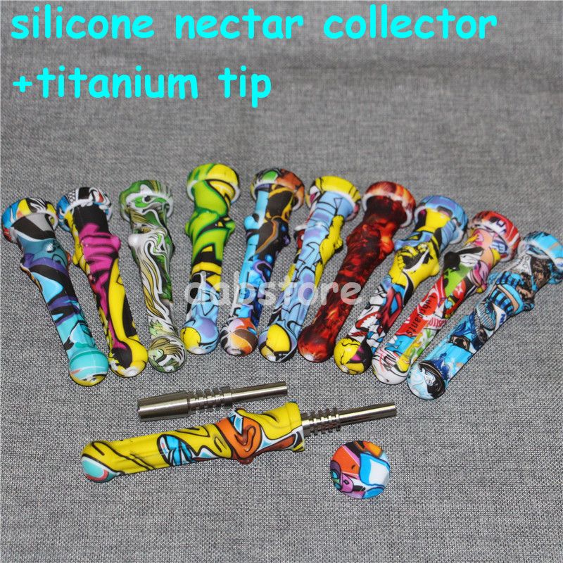 2021 Wholesale Silicone Nectar Collector Kit With GR2 14mm Titanium ...