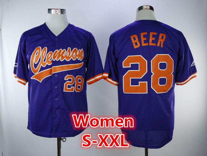 Custom Clemson Tigers Baseball Jerseys Max Wagner Cooper Ingle Blake ...