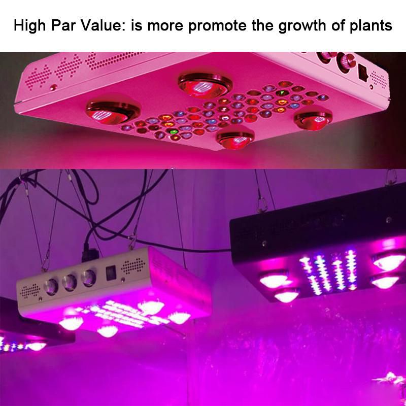 600W COB LED Grow Light Panel With Dimmable Veg Grow Bloom& Full ...