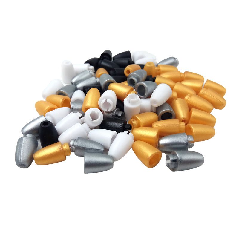 2020 Black White Gold And Silver Breakaway Plastic Clasps For Silicone ...