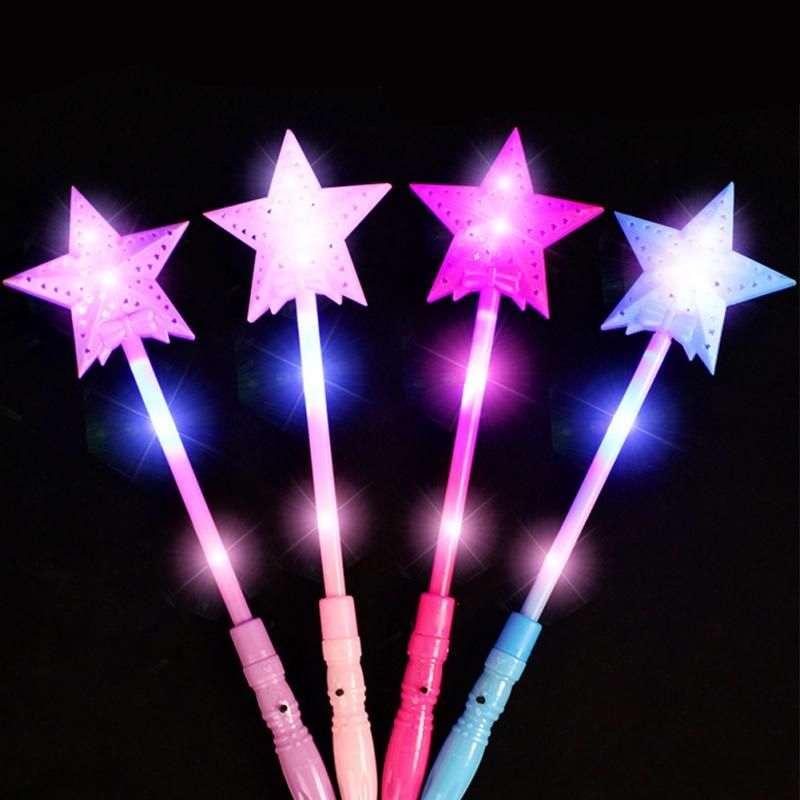2021 Star LED Toys 3 Modes Luxury LED Magic Star Wand Flashing Light Up ...