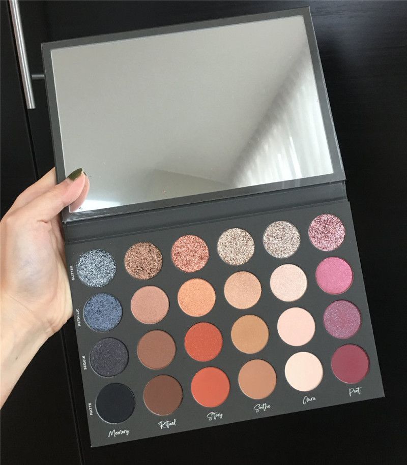 TATI BEAUTY Matte Eyeshadow Powder Palette 24 Shades Pigment Shimmer ...
