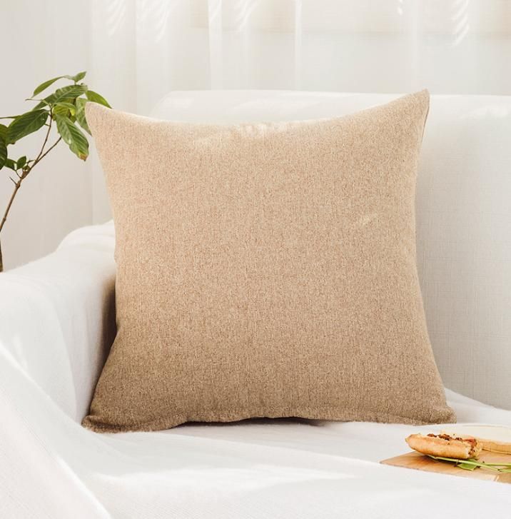 Solid Color Pillow Case Simple Candy Color Pillow Case Decorative ...