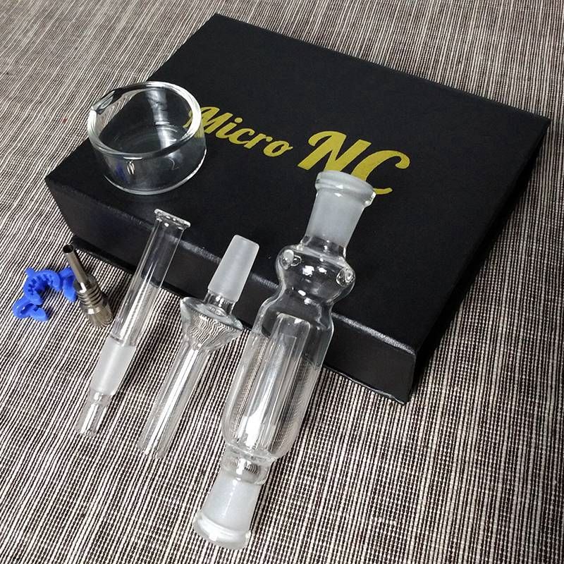 2020 10mm Joint Mini Nector Collectors Kit Small Glass Water Pipes ...