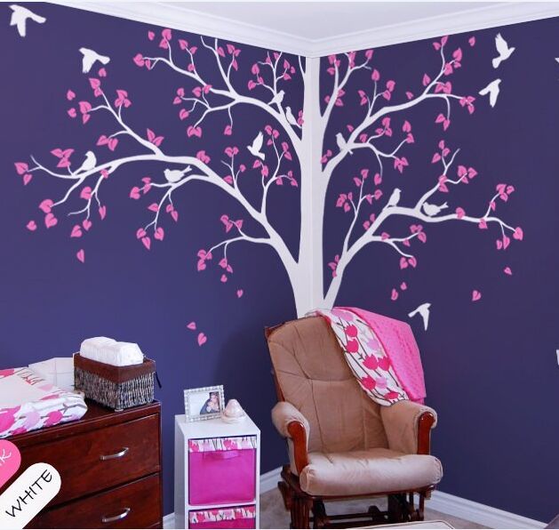 Corner Tree Wall Decal