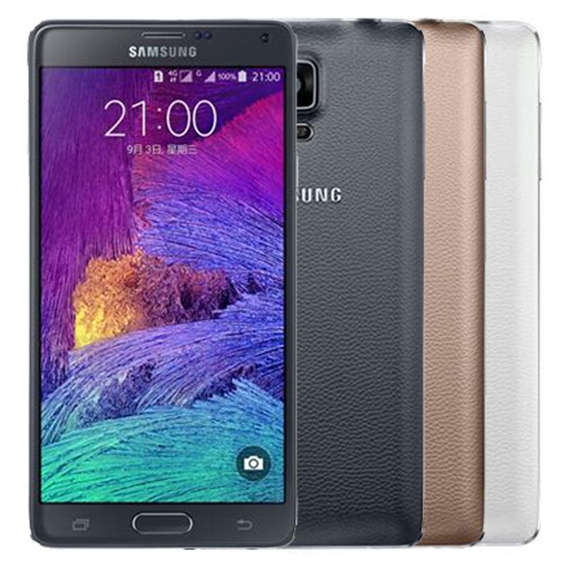 Refurbished Original Samsung Galaxy Note 4 N910f 5 7 Inch Quad Core 3gb