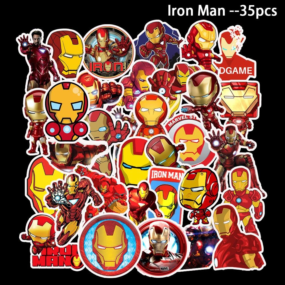 Iron Man Computer Stickers