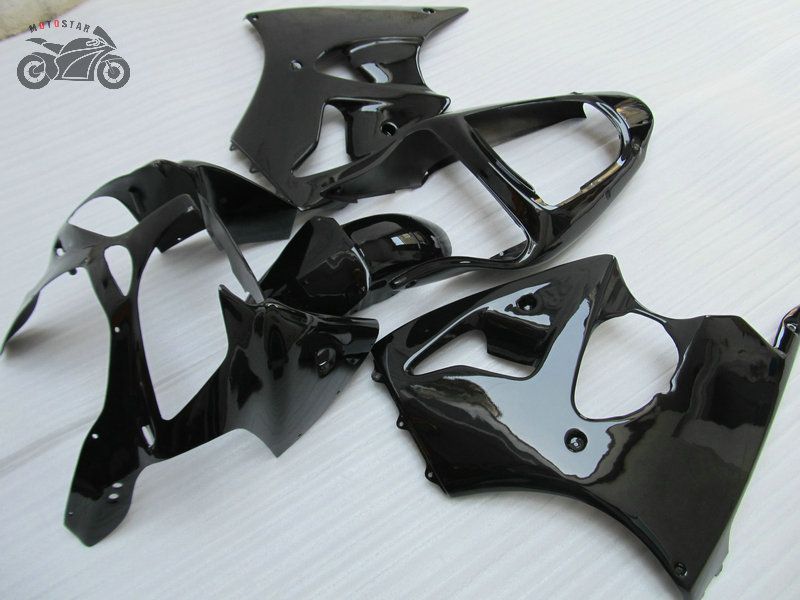 Free Custom Black Fairing Kit For Kawasaki ZZR600 2005 2006 2007 2008 ...