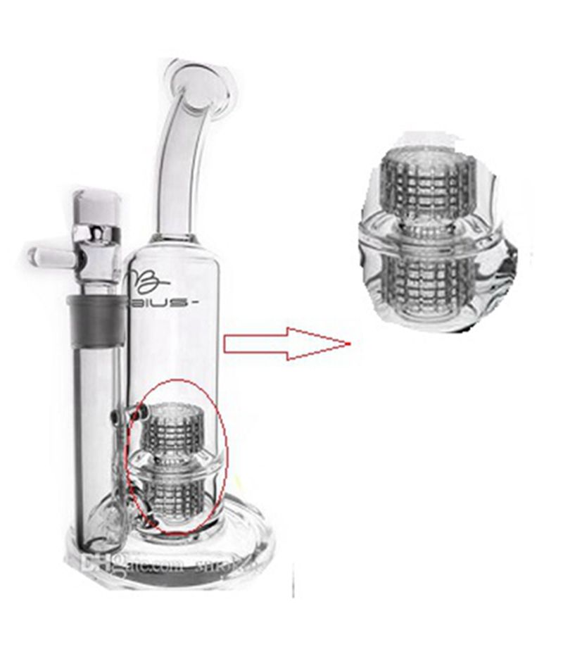 Wholesale Mobius Super Thick Stereo Matrix Perc Glass Bongs Recycle Oil ...