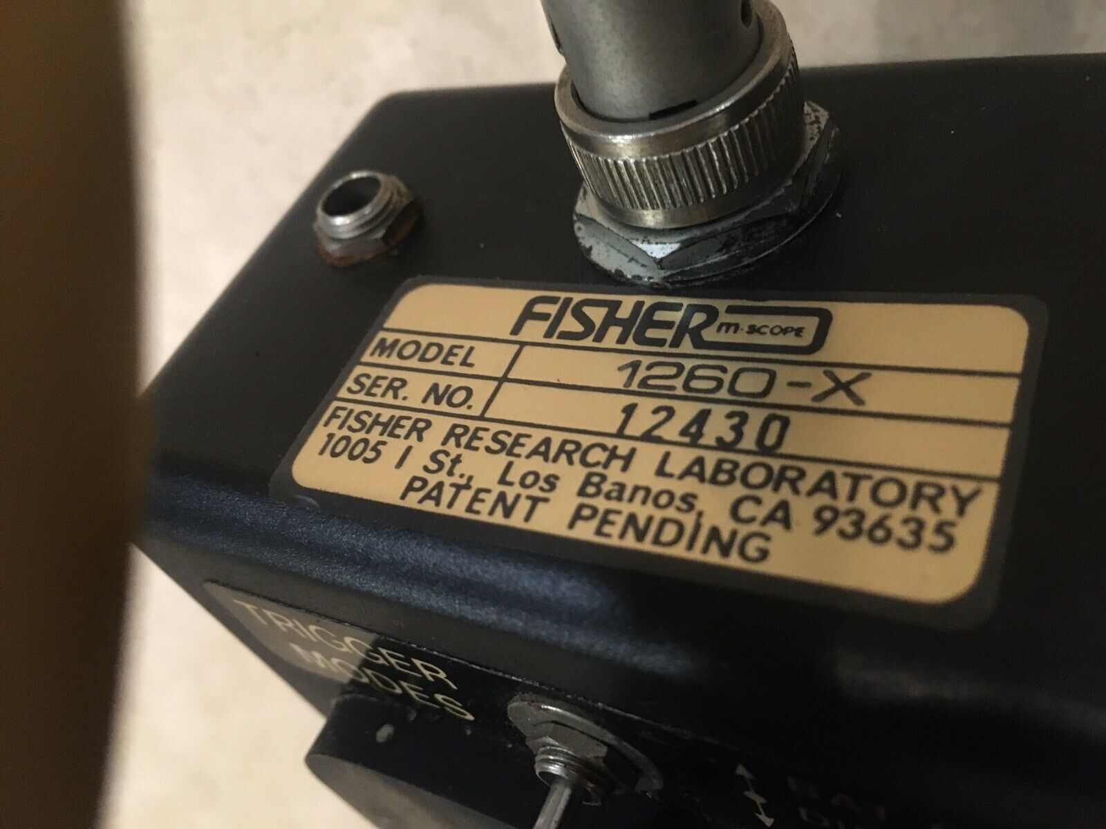 Fisher 1260x Manual