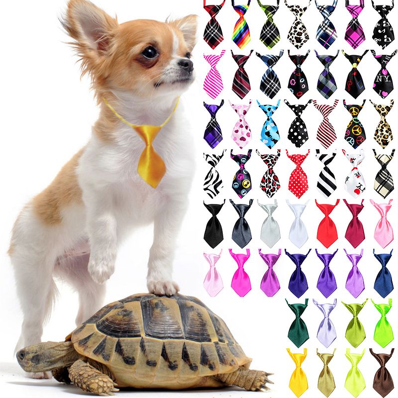 2020 Dog Collar Tie Pet Tie Tie Pet Supplies Solid Color Series And ...