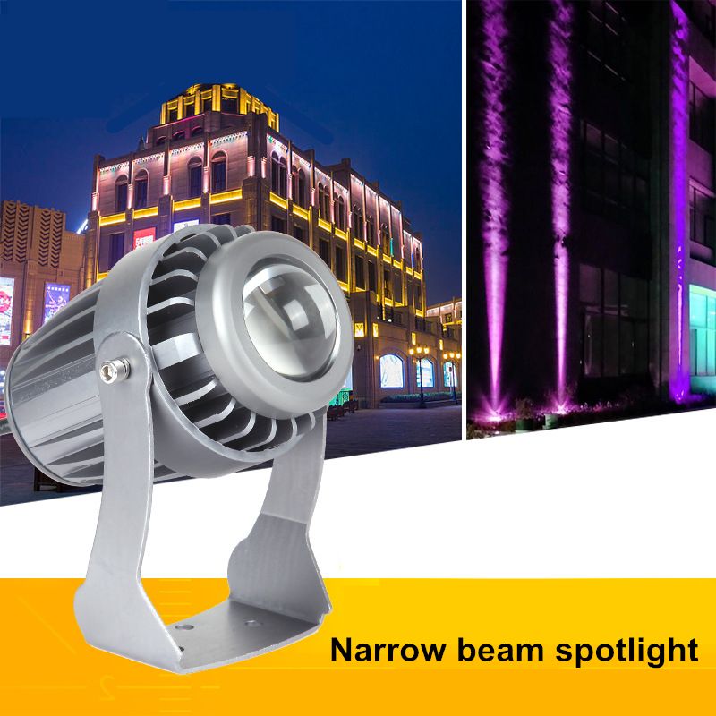 JML Narrow Beam Light 10W LED Floodlight Spot Lamp AC85 265V IP67 ...