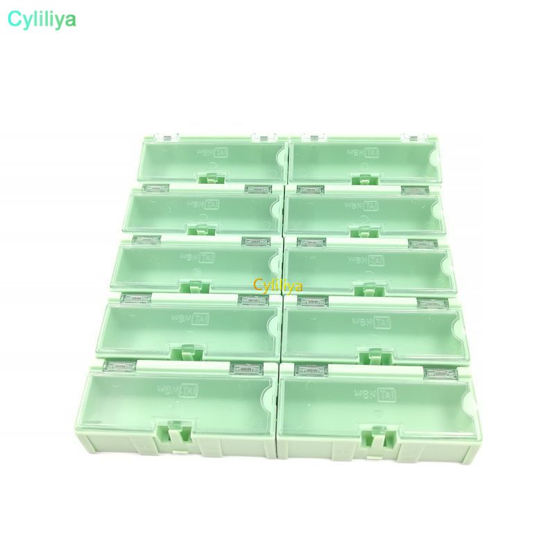 Original 2# Green Component Storage Box Square IC Components Boxes SMT ...