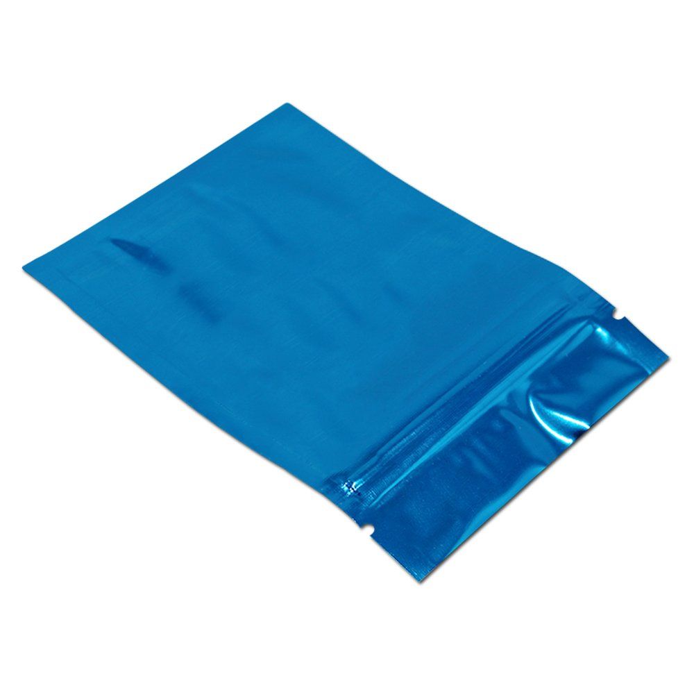 2020 10*15cm Blue Resealable Zip Lock Household Package Bags Moisture ...