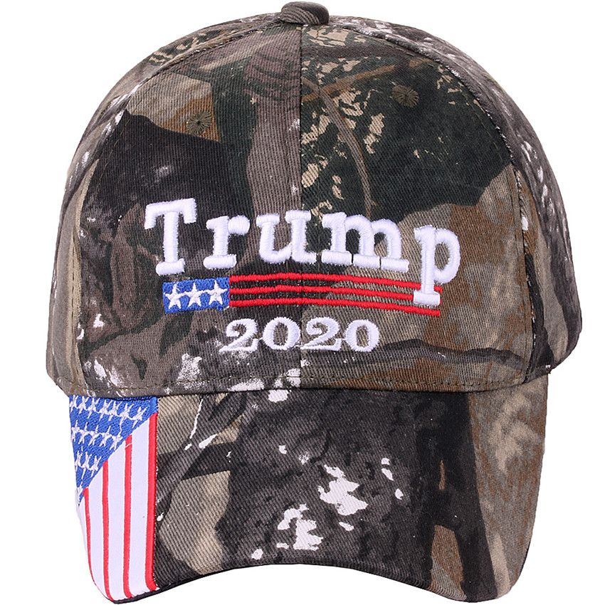 Donald Trump 2020 Cap Camouflage USA Flag Baseball Caps Keep America ...