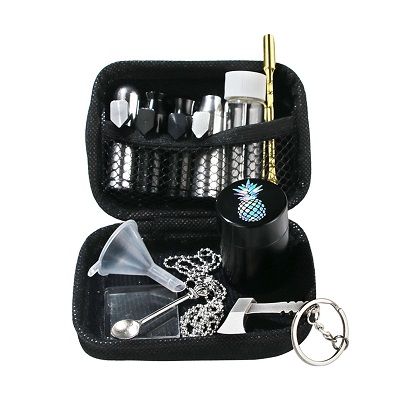 Tobacco Snuff Snorter Kit Aluminum Metal Bulle Snuff Snorter Sniff ...