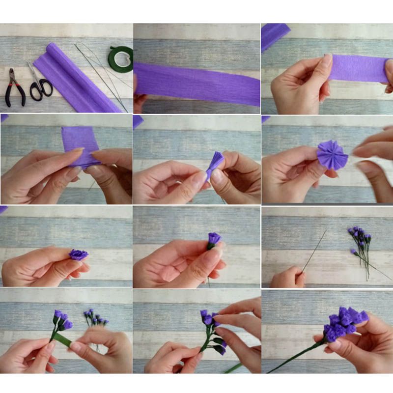 How To Make Flowers From Crepe Paper Streamers | Best Flower Site
