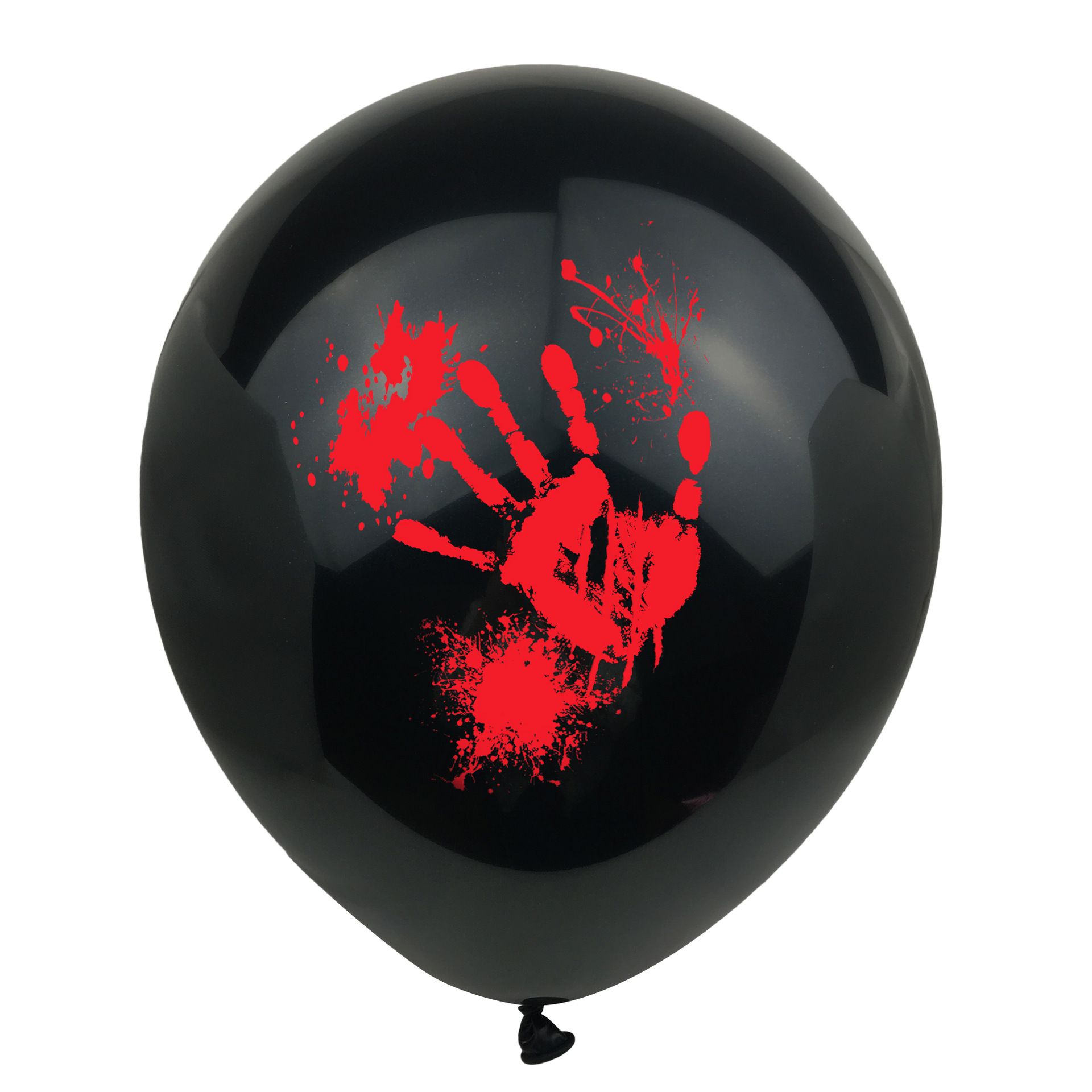 Halloween Balloon Printing Pumpkin Blood Handprint Latex Balloon 12 ...