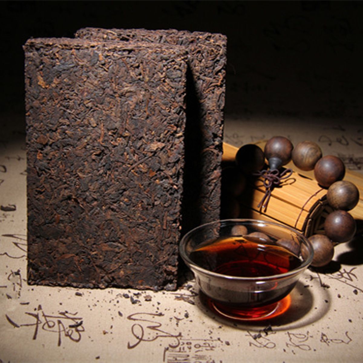 2020 Chinese Ripe Puer 200g Puerh Tea Brick Shu Pu Er Ancient Tree ...