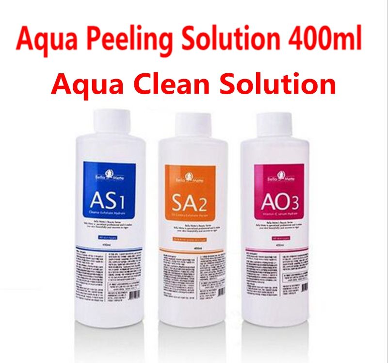 Aqua Peeling Solution 3 Bottles/400ml Bottle Aqua Facial Serum Hydra ...