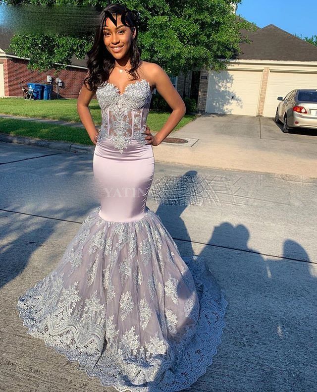 Vintage Mermaid Prom Dresses