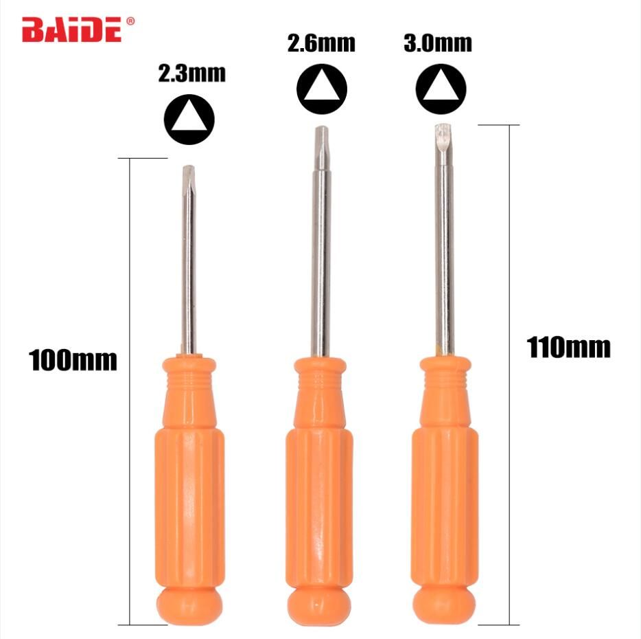 2021 2.3mm 2.6mm 3.0mm Orange Triangular Screwdriver External Triangle ...
