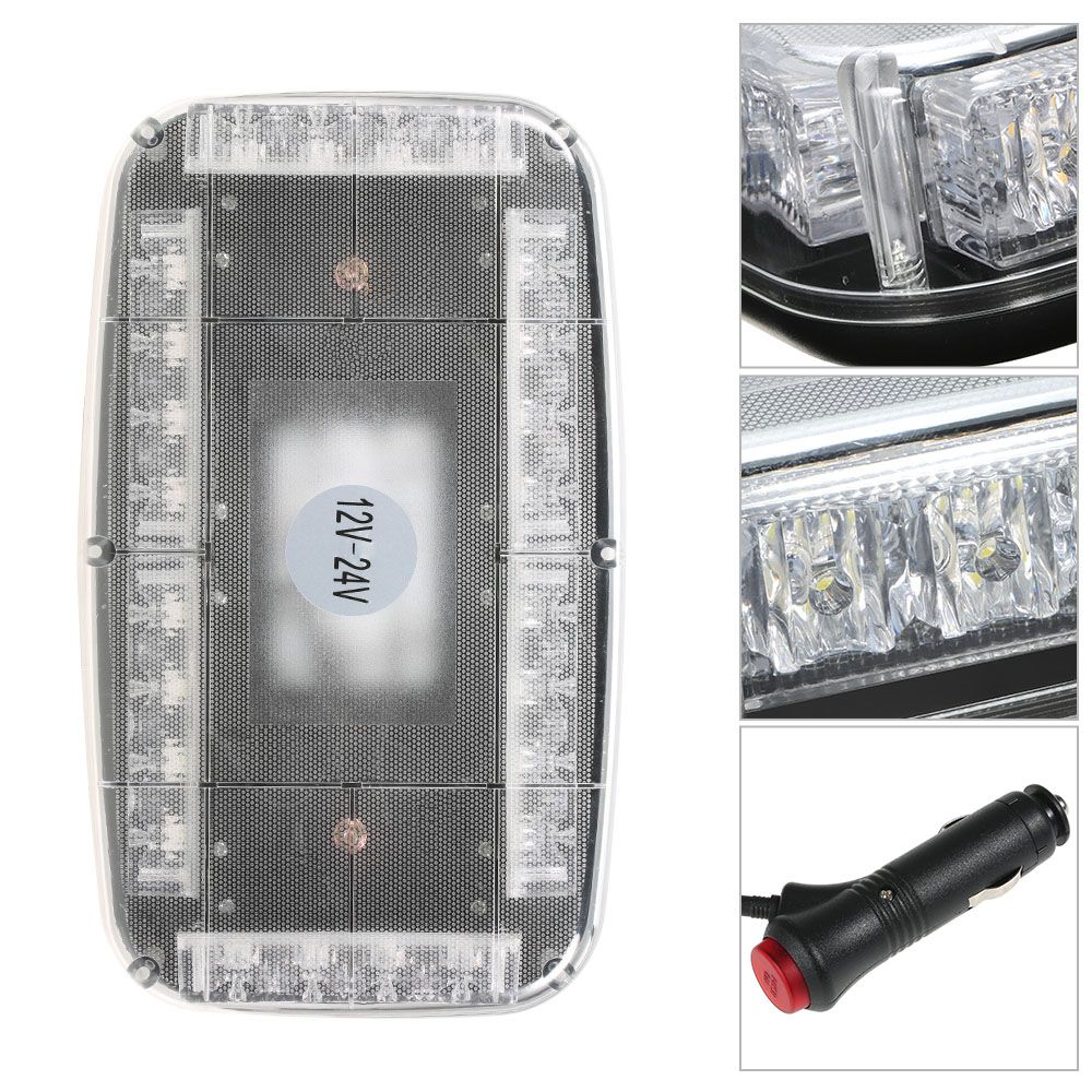 2021 12v Police Car Roof Led Strobe Lights Bar Automobile Emergency ...