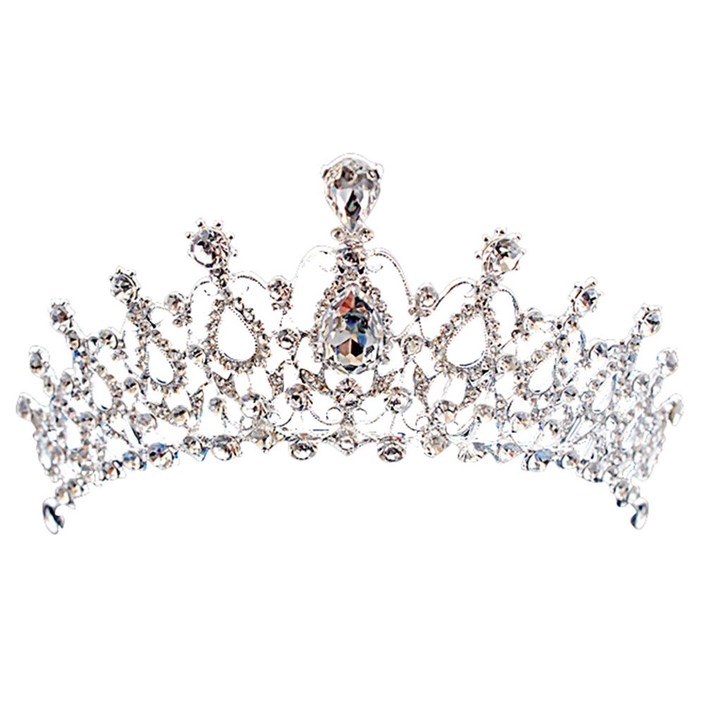 Luxury Bridal Crown Cheap But High Quality Sparkle Beaded Crystals ...