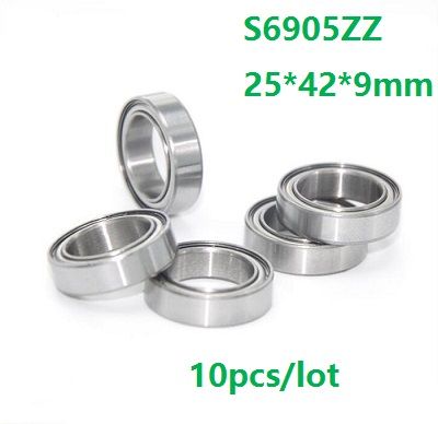 2020 S6905ZZ S6905 ZZ Stainless Steel Bearing 25*42*9mm Thin Wall ...