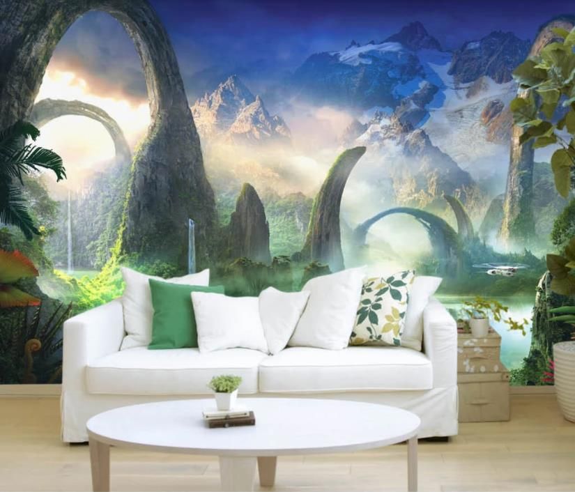 Landscape Wallpaper For Living Room