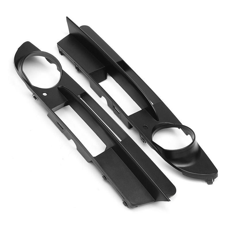 2022 Fog Light Grille Front Bumper Covers Set For BMW E60 E61 NON SPORT ...