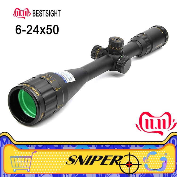 Satisfied shopping Sniper 6-24x50 AOE New Package Golden Marking Hight ...