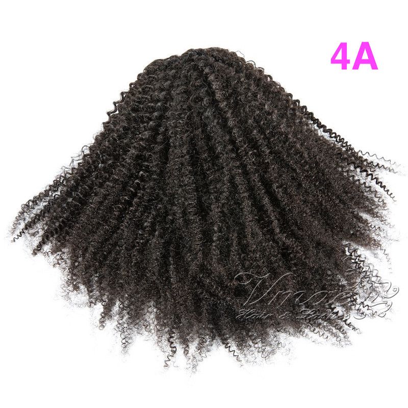 Brazilian VMAE Natural Black 100g 120g 3A 3B 3C 4A 4B 4C Horsetail Tight Hole Curly Human Hair ...