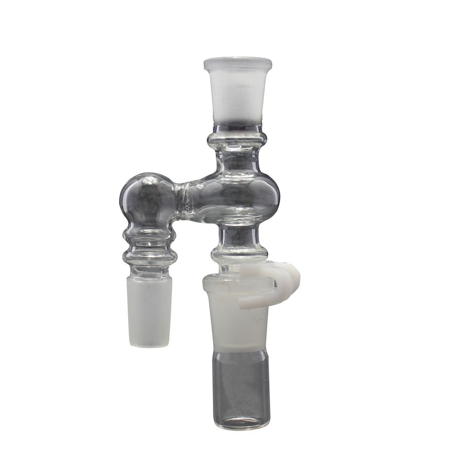 Glass Oil Reclaimer Kit With 90 Degree Smoking Ashcatcher Adapter Male ...