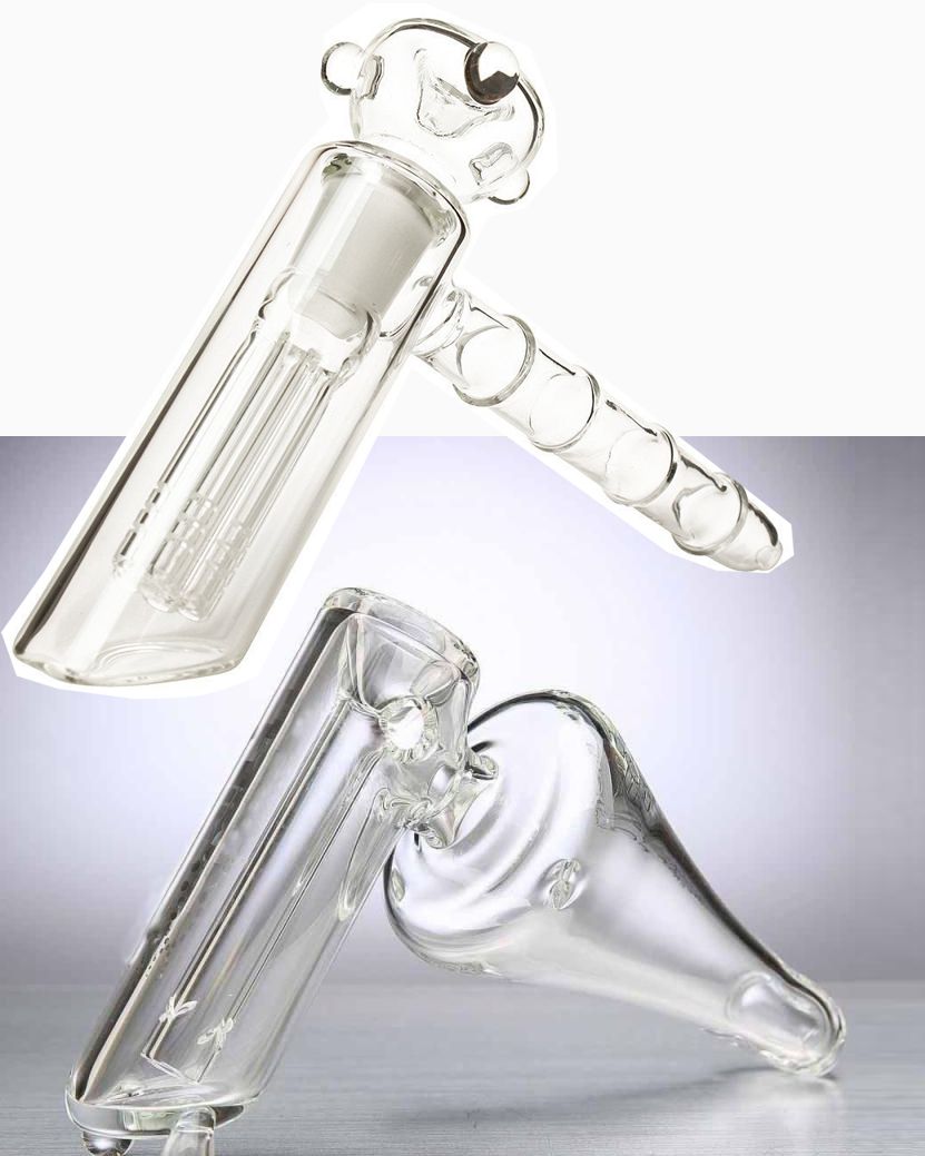 Best Helix Mini Hand Smoking Pipe With Diffuse Downstem Glass Bongs ...