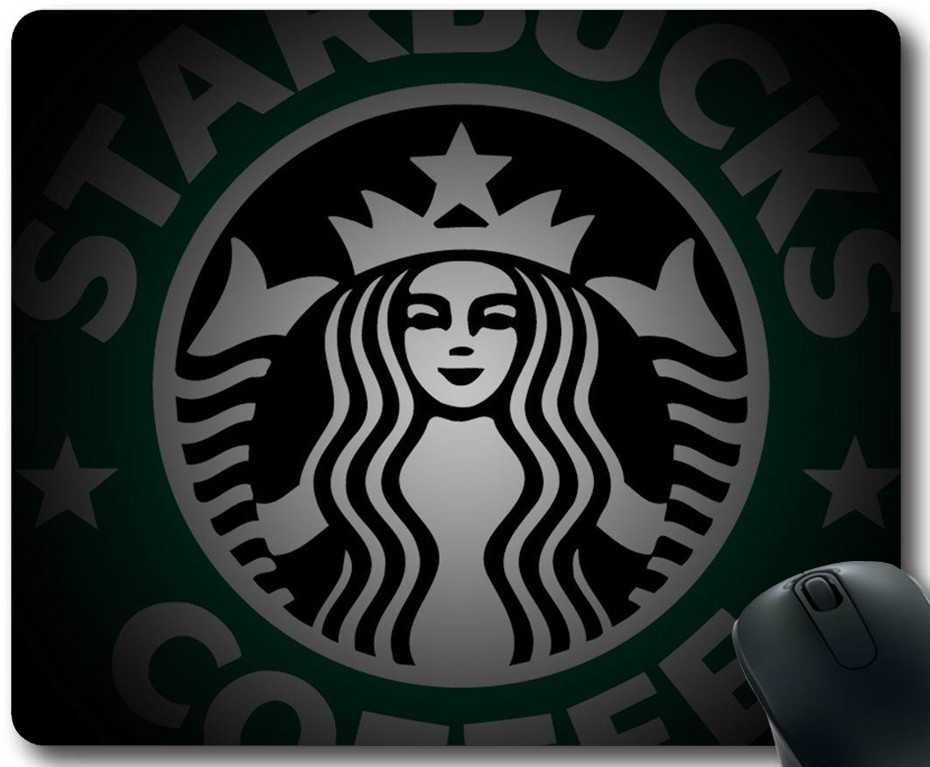Starbucks Logo Mouse Pads 8.6in X 7in Personality Desings Gaming Mouse ...