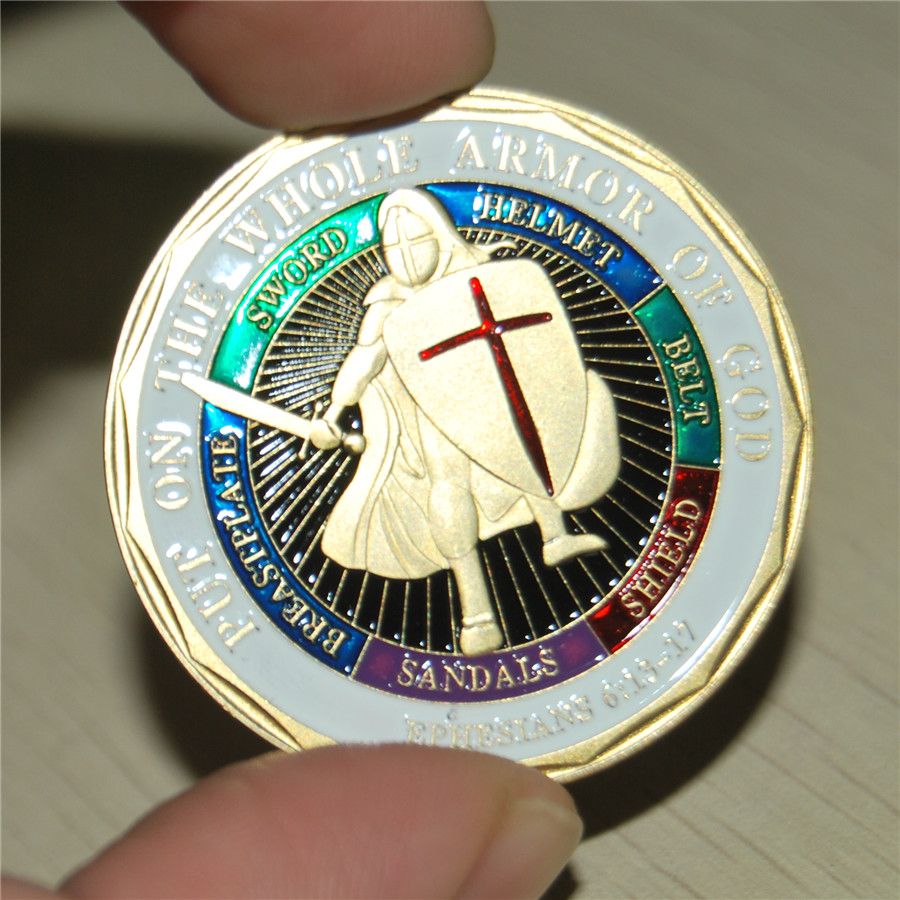 US Navy Put On The Whole Armor Of God Ephesians 6 11 13 Challenge Coin ...