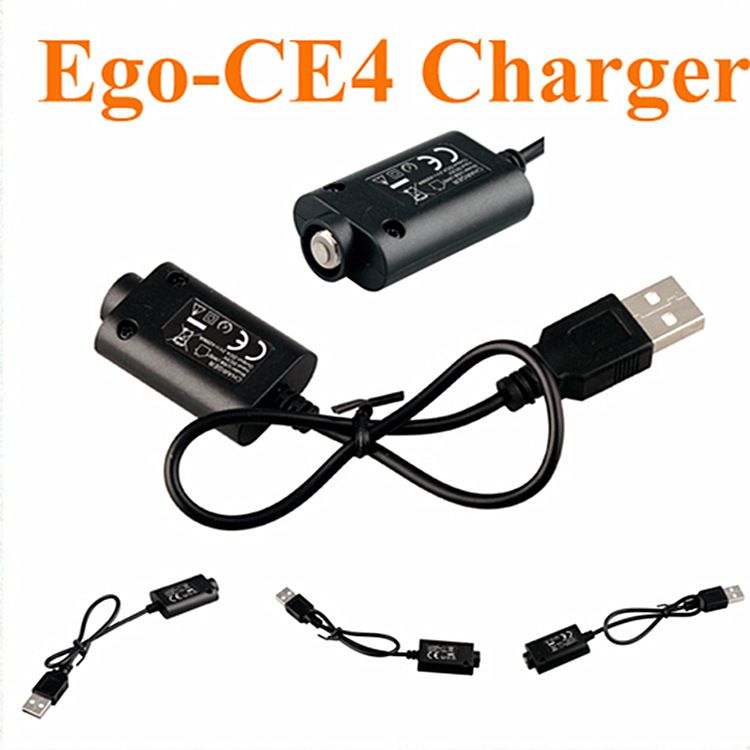 4 Styles Ego USB Charger Electronic Cigarette E Cig Chargers For Ego T ...