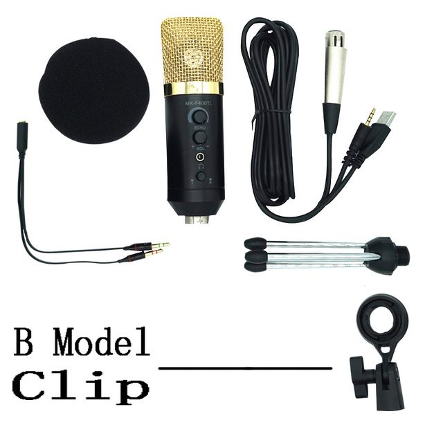 MK F400TL / MK F500TL Studio Microphone USB Condenser Sound Recording ...