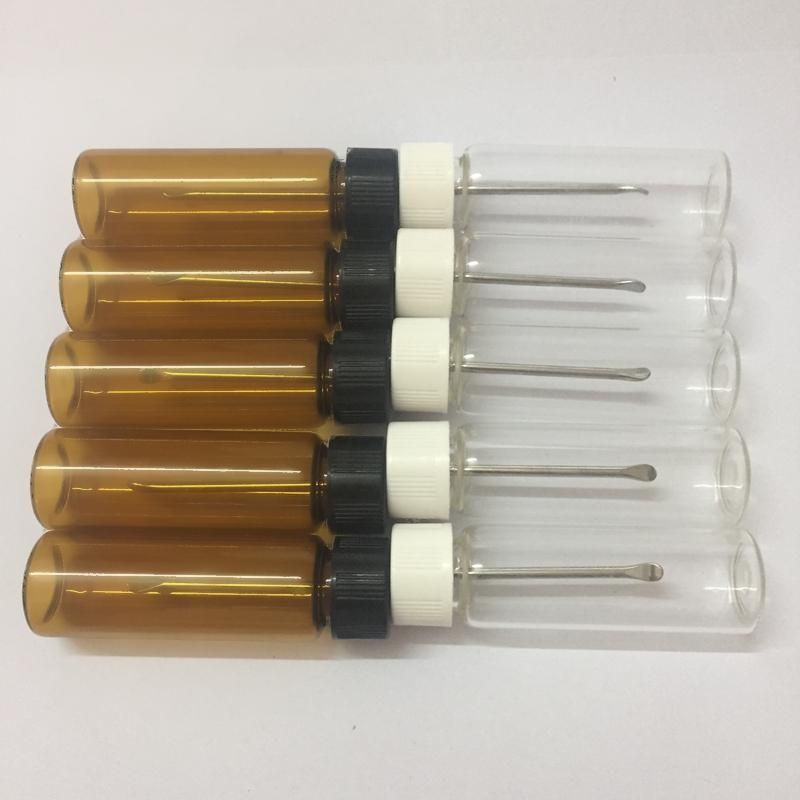 Glass Snuff Snorter Sniffer Powder Nose Bottle Pill Box Container ...