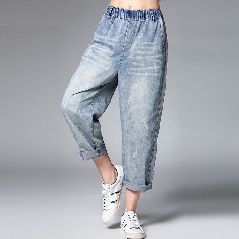 Venta > jeans con elastico en el tobillo > en stock