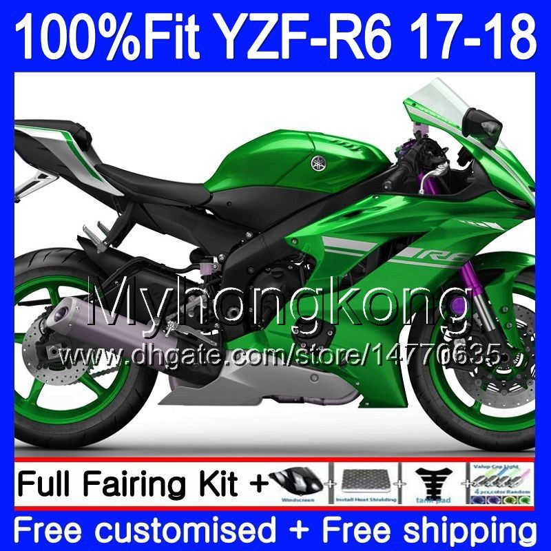Yamaha R6 Green